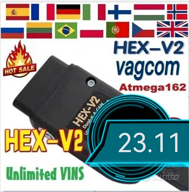 VAG COM VCDS v23.11 hex-v2 Atmega 162 VAG-COM VCDS V23.11 HEX-V2 Gruppo ...