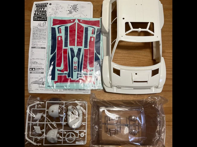 TAMIYA VINTAGE WILLY'S Wheeler/Honda City Turbo complete bodyset 49152 ...