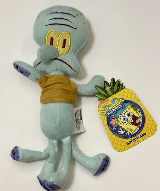 SPONGEBOB SQUAREPANTS SQUIDWARD Plush 7" Nickelodeon Viacom 2000 $27.38 ...