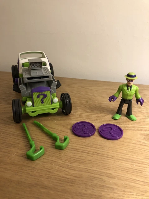 FISHER PRICE IMAGINEXT Riddler Hot Rod Vehicle. Rare £15.00 - PicClick UK