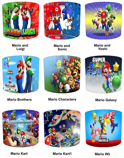 SUPER MARIO BROTHERS Lamp shades Ceiling Lights Table Lampshades ...