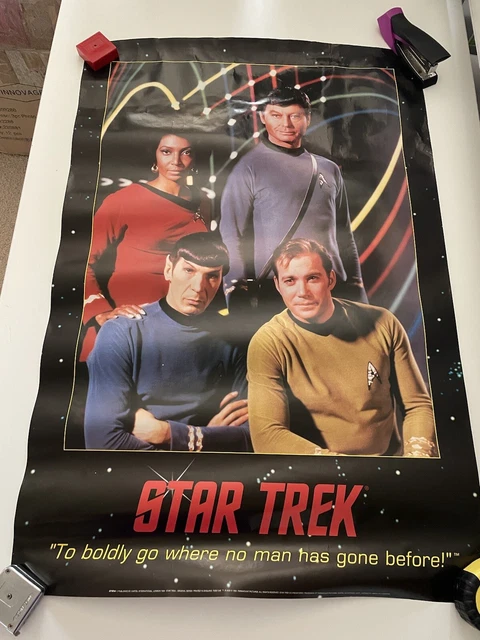 VINTAGE STAR TREK Original TV series poster EUR 43,70 - PicClick FR