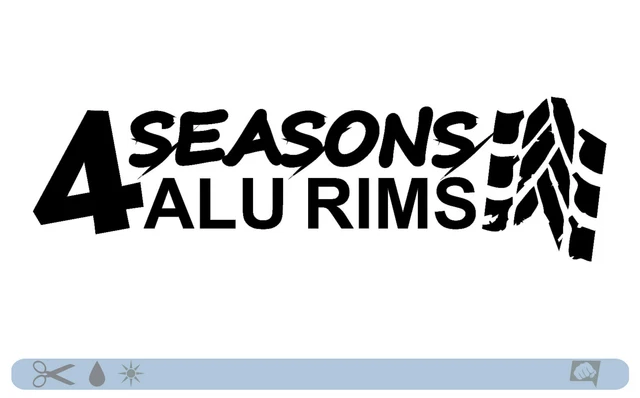 4 SEASONS ALUMINUM Rims Rims Sticker Bomb OEM JDM Style DUB Tuning ...