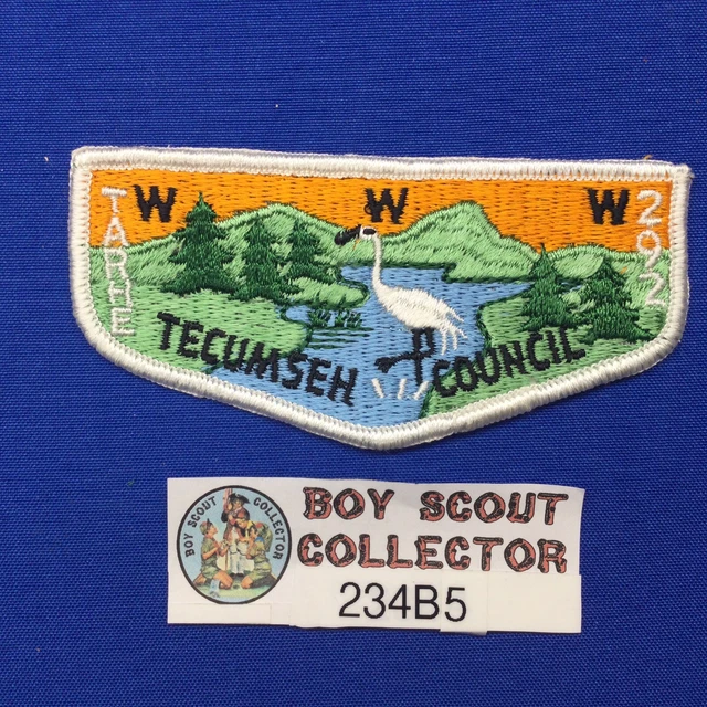 BOY SCOUT TARHE Lodge 292 Order Of The Arrow Flap Patch Tecumseh ...