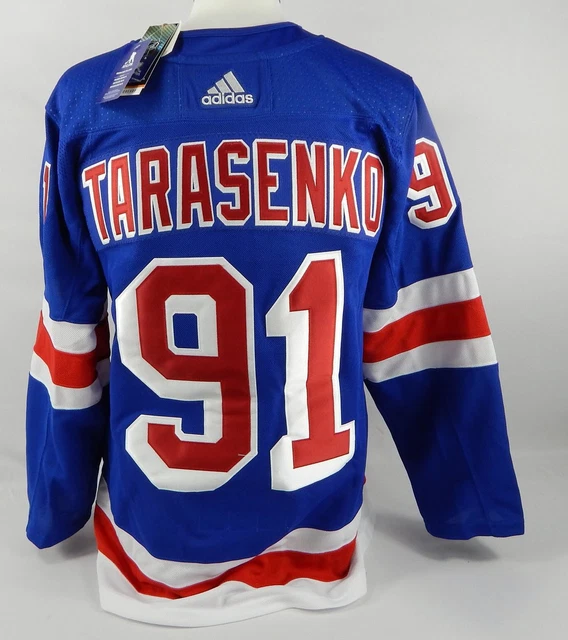 UOMO NEW YORK Rangers Vladimir Tarasenko #91 Autentico Adidas Blu ...