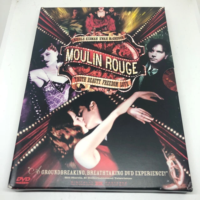 MOULIN ROUGE (DVD, 2001, 2-Disc Set, Two Discs: English/French Versions ...