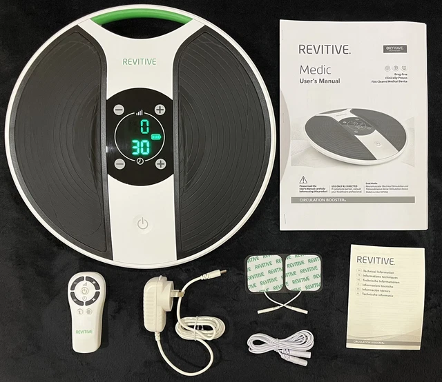 REVITIVE MEDIC CIRCULATION Booster CORDLESS RECHARGEABLE with EMS ...