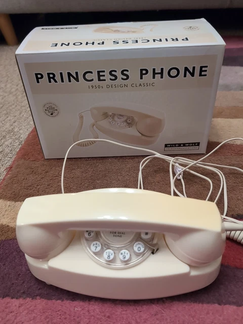 WILD & WOLF Princess Phone (landline analogue phone) £5.91 - PicClick UK