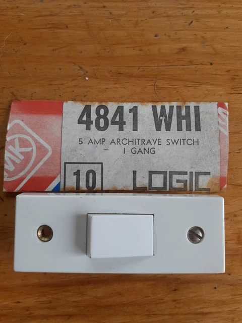 RARE NEW /VINTAGE 1970'S Mk Light Switch Plate 2 Way Rocker Arkatrave ...