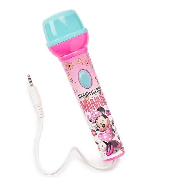 DISNEY JUNIOR MAGNIFICENT Minnie Kids Sing Along Microphone - Age 3 ...