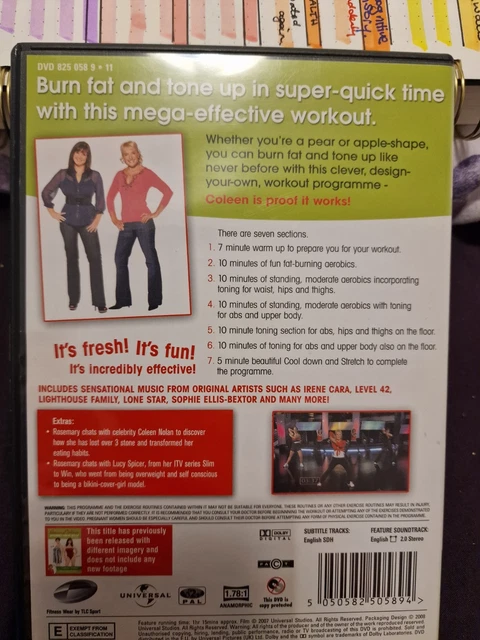 ROSEMARY CONLEY BRAND New You! Work-Out with Coleen Nolan (DVD, 2007) £ ...