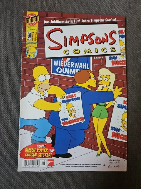 DIE SIMPSONS COMIC Heft Nr. 60 Comics Hefte Bart Simpson Horror-Show Horrorshow EUR 1,00 ...