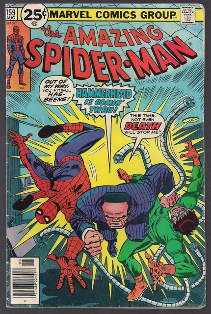 Incroyable Spider Man 159 Marvel 1976 Hammerhead And Doc Pieuvre