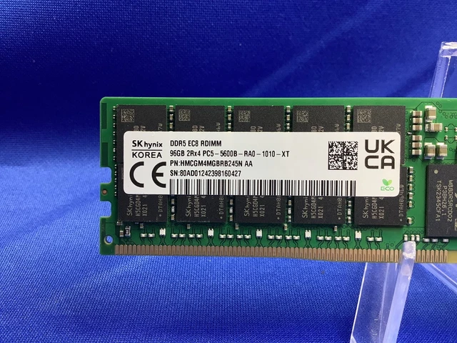 HMCGM4MGBRB245N HYNIX 96GB (1X96Gb) 2Rx4 Pc5-5600B Ec8 Rdimm Memory ...