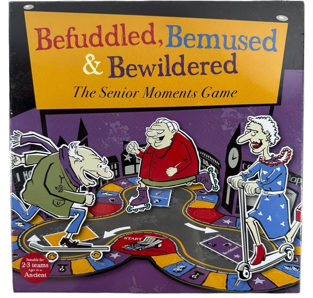 BEFUDDLED, BEMUSED & Bewildered Board Game by Past Times (14yrs+) ~ NEW ...
