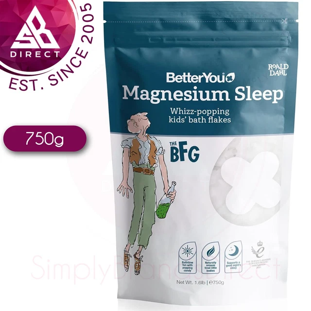 BETTERYOU ROALD DAHL Magnesium Sleep Whizz-Popping Candy Kids Bath ...