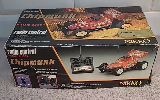 NIKKO CHIPMUNK FRAME Buggy 1/20 Scale Vintage Radio Controlled Car ...