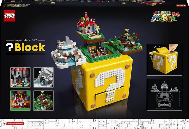 LEGO SUPER MARIO Super Mario 64 Question Mark Block (71395) Yoshi ...