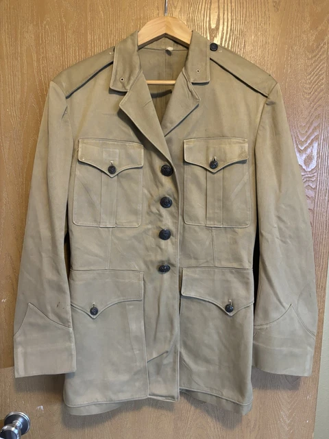 WW2 USMC TAN Officers Dress Uniform Coat £88.70 - PicClick UK