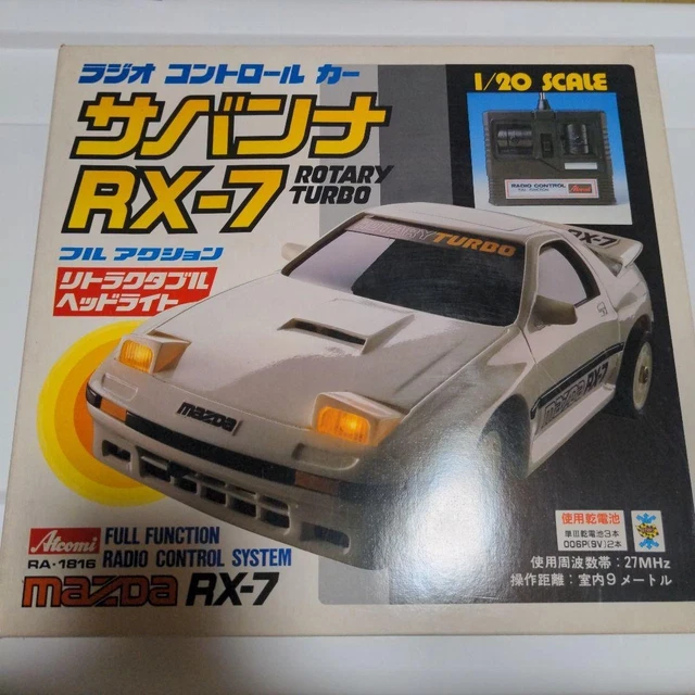 ASAHI ATCOMI RADIO Control Car Savanna RX-7 1/20 W/BOX F/S FEDEX £247. ...