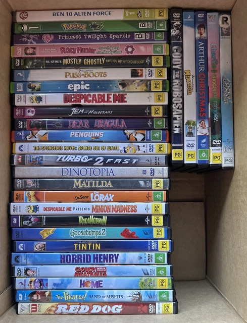 25 KIDS DVDS Kids Children Movies Bundle Bulk Lot -PRE OWNED #223 $49. ...