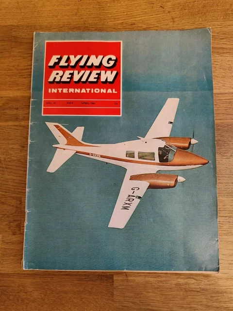 MAGAZINE - FLYING Review International April 1964 Vol 19 No 8 Aviation ...