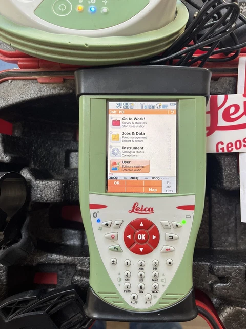 LEICA GS08+ NETROVER GNSS Receiver CS10 Field Controller Kit Used £720. ...