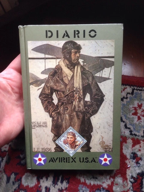 DIARIO SCOLASTICO AVIREX USA Cartiere Pigna Nuovo Anni 80? EUR 9,99 ...