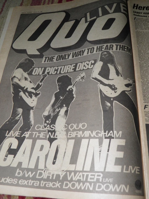 SOUNDS MUSIC NEWSPAPER 22 Oct 1983 Blancmange AC/DC Gun Club Ozzy ...