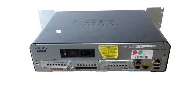 BROADBAND ROUTER CISCO 1941/K9 1900 Series Integrated Services no psu £ ...