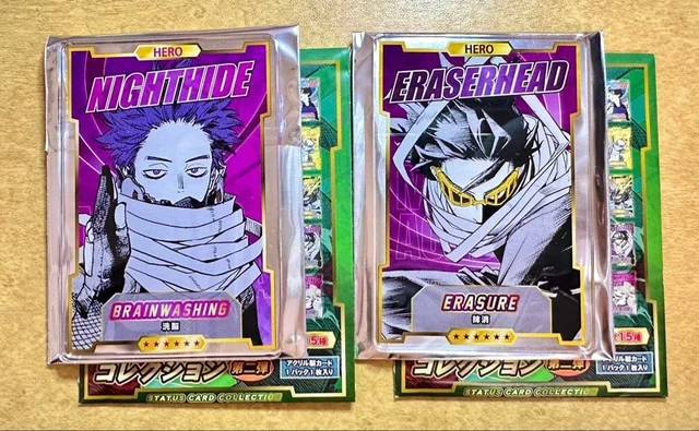 JAN FES 2026 Hero Academia Status Card Collection Eraser Mind ...