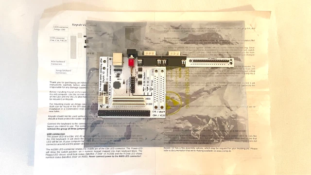 KEYRAH V2 ADAPTER board - connect a Raspberry Pi inside a old Commodore ...