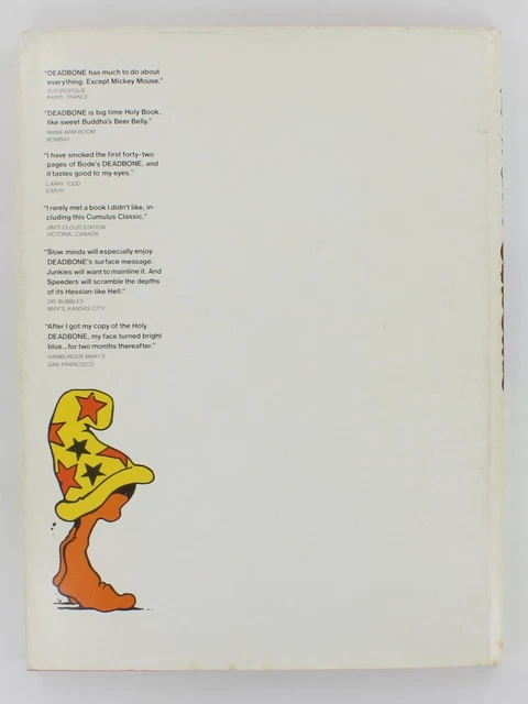 VAUGHN BODE'S 1975 Deadbone First Testament Cheech Wizard HC/DJ Cartoon ...