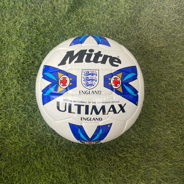 MITRE ULTIMAX PREMIER League Football 1995-2000 Match Ball Size 5 UK ...