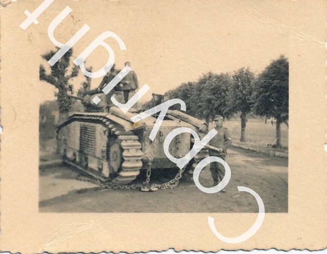 FOTO WK2 - Frankreich Panzer Char Beute X64 EUR 34,90 - PicClick DE