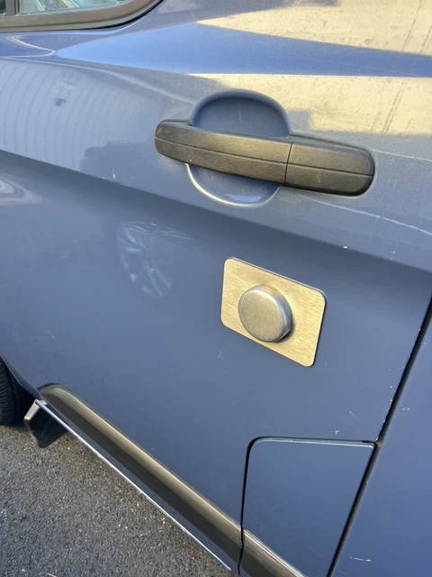 FORD TRANSIT CUSTOM Security Door Lock Cover Plate - Non Keyhole £21.95 ...