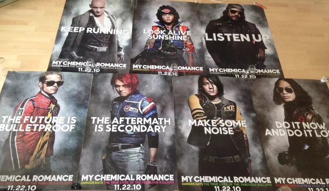 MY CHEMICAL ROMANCE Danger Days Large Poster Set £80.00 - PicClick UK