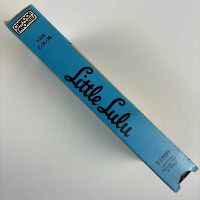 CARTOON FAVORITES LITTLE Lulu VHS Animated Cartoon Tested 1990 £16.04 ...