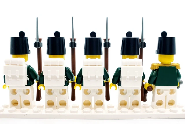 PIRATES ITALIAN LINE Infantry Soldiers Napoleonic made with real LEGO ...