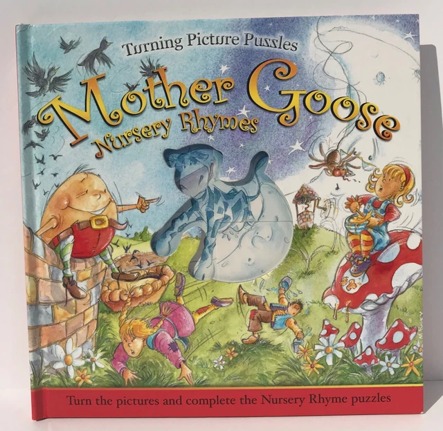 MOTHER GOOSE NURSERY Rhymes (Turning Picture Puzzles) Interactive ...