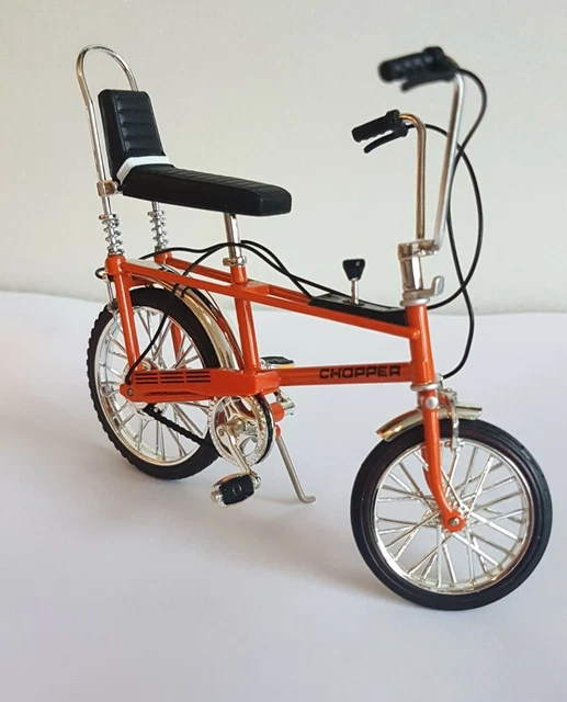 RALEIGH CHOPPER MK 1 The Hot One Diecast Model ...Orange colour ...