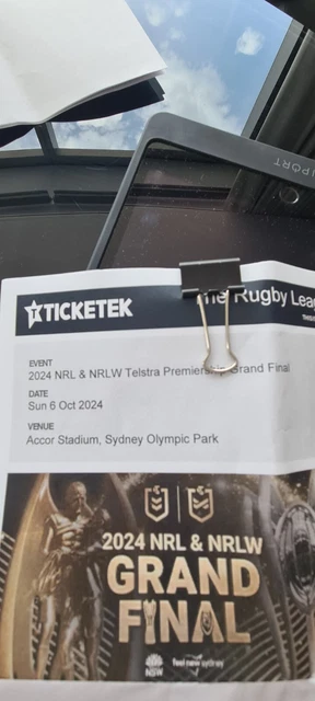 NRL GRAND FINAL Tickets (Diamond Category X 2) Amazing seats! $700.00 ...