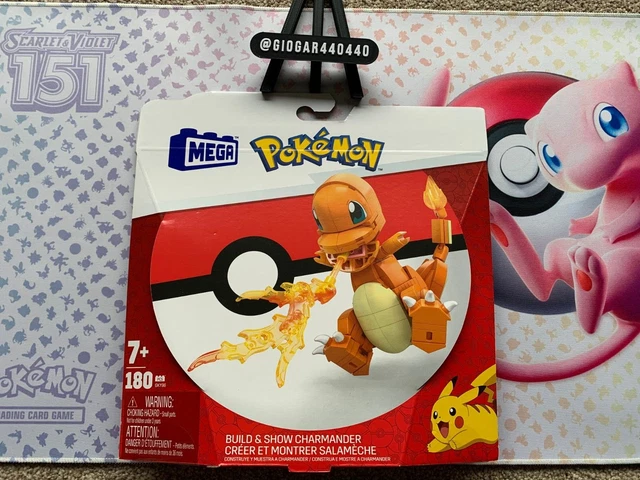 NEW MEGA CONSTRUX Pokemon Build & Show Charmander- 180 PCS- 7+ Toy ...