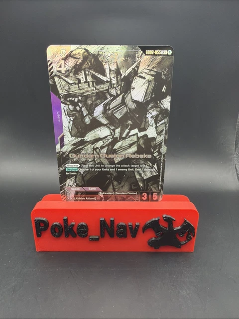 GUNDAM CARD GAME - Gundam Gusion Rebake LR+ GD02-055 - Dual Impact ...