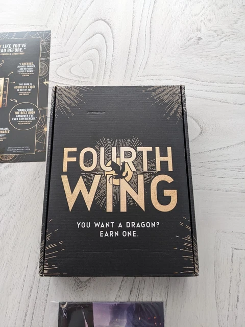 FOURTH WING REBECCA Yarros Influencer ARC with Box and Extras EUR 643 ...
