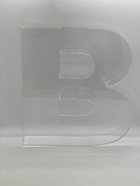 ACRYLIC FILLABLE LETTER (B) - UNFILLED - 28cm £34.51 - PicClick UK