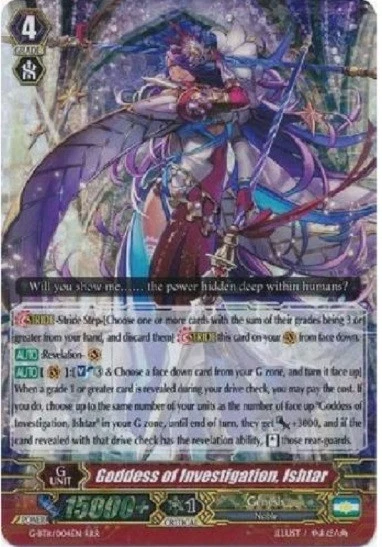 CARDFIGHT VANGUARD DÉESSE De L'investigation Ishtar (Genesis) G-Bt11/004En Rrr EUR 6,07 ...