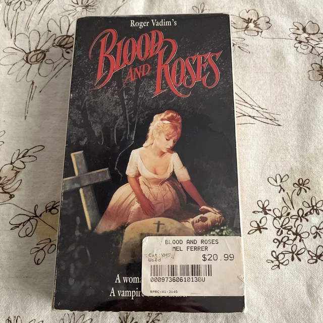 BLOOD AND ROSES VHS DVD 1960s Vampire Film Color Used £75.75 - PicClick UK