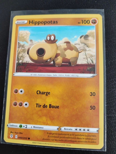 CARTE POKÉMON HIPPOPOTAS 084/203 Évolution Céleste EUR 1,00 - PicClick FR