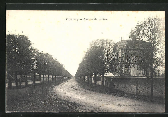 CPA CHARNY, AVENUE de la Gare EUR 5,00 - PicClick FR
